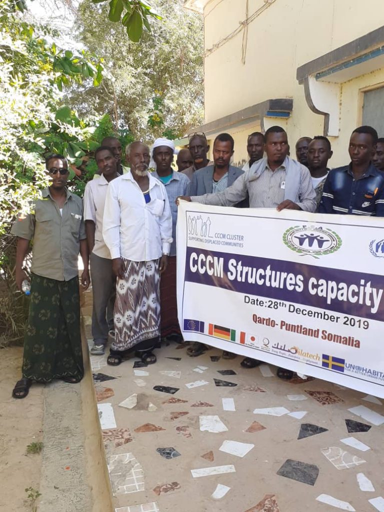 CCCM Structures capacity building training in Qardo – PSA