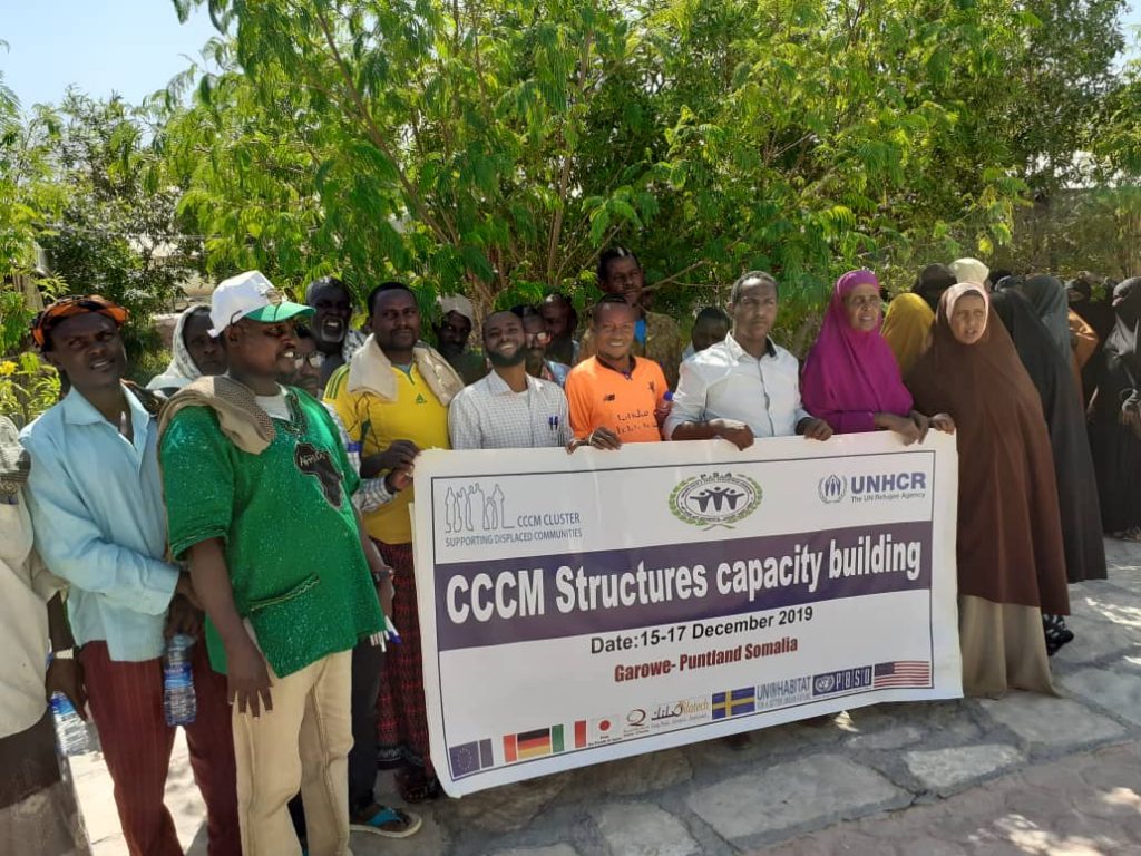 CCCM Structures capacity building – PSA